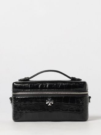 Tory Burch Mini sac &agrave; main Charlie en cuir &agrave; imprim&eacute; crocodile et logo Double T