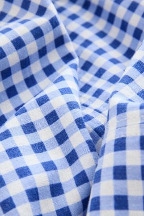 Next Minikleid &Auml;rmelloses Racer-Minikleid, Leinenmix mit Stretch (1-tlg)