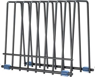 Generic Mimoqk Food Storage Bag Drying Rack | Bottle Drying Rack | Stainless Steel Reusable Food Storage Bag Drying Rack | Versatile Rack for Forks, Box Lids,