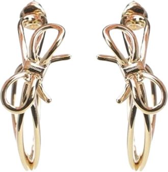 Ferragamo Femme, Accessoires, Jaune, Taille: ONE Size Boucles doreilles cr&eacute;oles avec