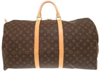Louis Vuitton unisex, Pre-owned, Brun, Taille: ONE Size Sac Week-End en Toile Pre-owned