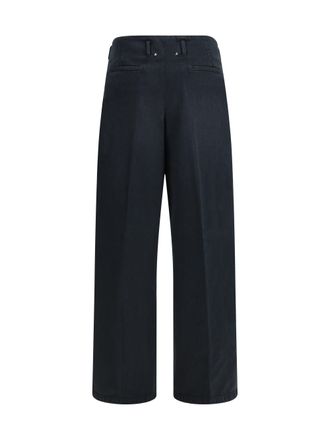 Golden Goose Womens Cotton Denim Trousers Black Jean