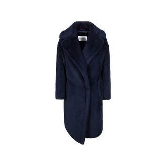 Max Mara Femme, Manteaux, Bleu, Taille: 38 FR Tedgirl Coat