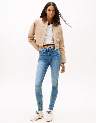 Tommy Jeans Nora - Jean skinny à taille mi-haute - Bleu