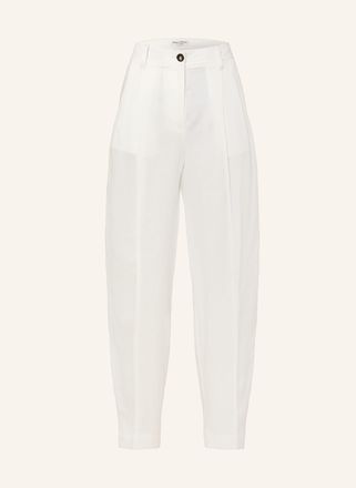 Marc O'Polo Marc Opolo Hose Mit Leinen weiss