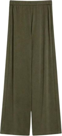 Pennyblack Femme, Pantalons, Vert, Taille: 44 FR Pantalon Fluide en Jersey Piqu&eacute;