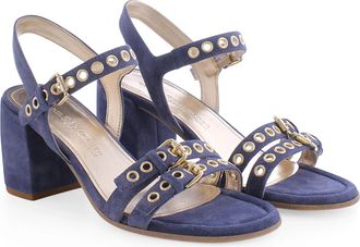 Kennel & Schmenger Sandaletten mit Absatz - Sandalette VIOLA - Gr. 35,5 (EU) - in Blau - für Damen