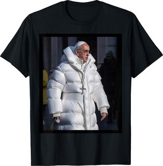 Lundi Pope Francis - Pufferjacke T-Shirt