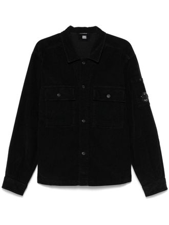 C.P. Company Hemdjacke aus Cord - Schwarz