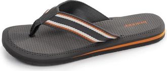 Isotoner Tongs homme très confortables, tiges larges, 44 EU, gris