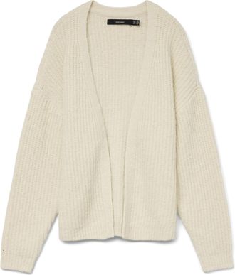 Vero Moda Vmnovah Rib Ls V-Neck Open Cardigan Noos