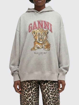Ganni Sweat-Shirt GANNI Femme couleur Gris