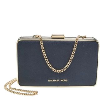 Michael Kors Pochette en cuir Pre-owned - Femme - Pre-owned - Bleu - Taille: ONE Size