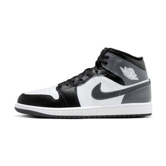 Nike Jordan Mid Wei&szlig; Schwarz Sneakers - - Sport - Herren - Grau - 38 1/2 EU
