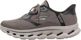 Skechers Homme Mens Hands Free Slip-ins Go Walk Glide-Step 2.0-Zac Sneaker Basket, Taupe fonc&eacute;, 41 EU