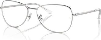 Ray-Ban Rb3733v Optics Silber Fassung Klar Glas Polarisiert 54-17