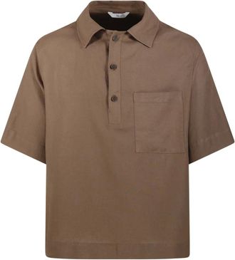 Hev&ograve; Homme, Chemises, Brun, Taille: M Chemise Montursi