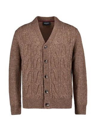 Pierre Cardin Herren Pullover braun unifarben