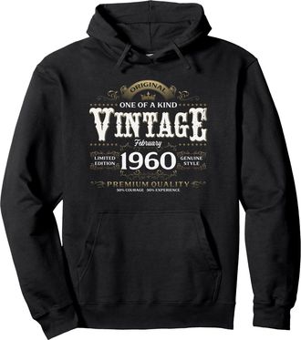 Generic 66. Geburtstag Februar 1960 Vintage Edition Pullover Hoodie