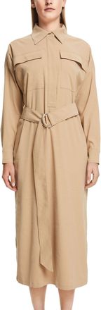 Esprit Damen 014ee1e315 Kleid, 270/Beige, 32