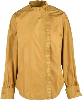 Max Mara Femme, Blouses et Chemises, Jaune, Taille: 38 FR Chemises