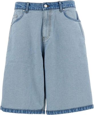 Arte Homme, Shorts, Bleu, Taille: W30 Inside-out Denim Shorts