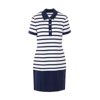 Liu Jo Femme, Robes, Blanc, Taille: 38 FR Striped Dress