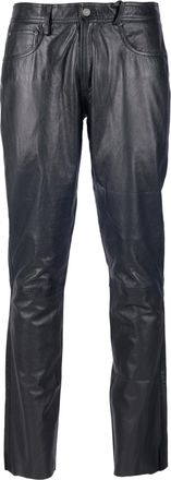 JCC Herren Lederhose Mit Geradem Schnitt 31020354 Black 52 Braun