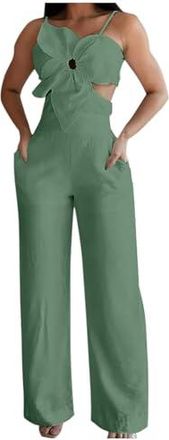 Generic Combinaison en Jean Femme Combishort Classe Femme Combinaison Beige Femme Mariage Combinaison Resille Femme Combinaison Femme Fluide Noir Combinaison 