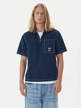 adidas Poloshirt Wabash JW0169 Dunkelblau Loose Fit