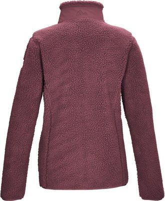 Killtec Fleecejacke KOW 23 WMN FLC JCKT Sherpa Fleecejacke, Zippertaschen, Kinnschutz, Midlayer