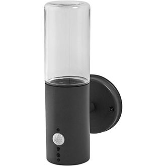 Ledvance Endura classic figo cyl w sen Au&szlig;enleuchte, Wandleuchte, dunkelgrau, Edelstahl, einfache & schnelle Installation, IP44, Bewegungsmelder