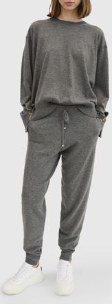 Stella McCartney Stella Iconics Split Cuff Jumper, Woman, Grey, Size: XXS