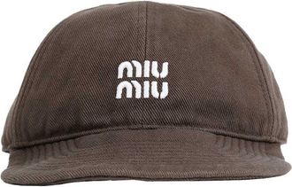 Miu Miu Denim Baseball Cap