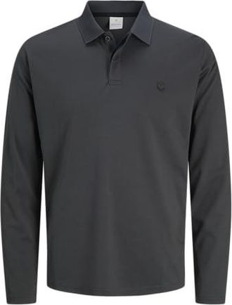 Jack & Jones Jprccrodney Ls Polo, Volcanic Ash, M Hommes
