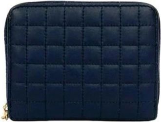 Celine Portefeuille Bifold Pre-owned - Femme - Pre-owned - Bleu - Taille: ONE Size