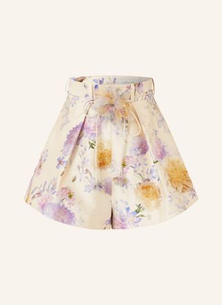 Zimmermann Shorts Luna Mit Seide weiss