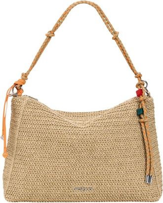 Desigual Femme, Sacs, Beige, Taille: ONE Size Half Logo Leiria