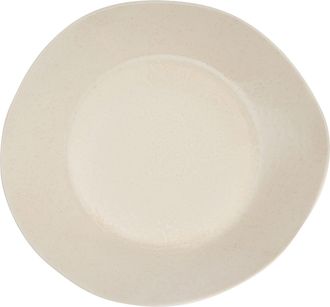 Ambition Dessertteller Organic 22 x 22 x 2,5 cm Keramik Teller Fr&uuml;hst&uuml;cksteller Obstteller Imbissteller Kuchenteller beige braun Wachteleier Muster Sp&uuml;lmaschin