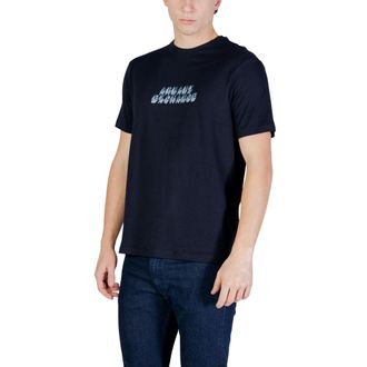 A|X Armani Exchange Logo-Printed Cotton T-Shirt - Black