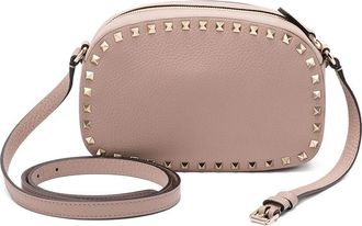 Valentino Garavani Rockstud Embellishment Leather Crossbody Bag