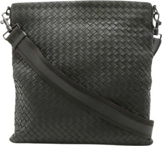 Bottega Veneta Sac bandouli&egrave;re en cuir Pre-owned - Femme - Pre-owned - Vert - Taille: ONE Size
