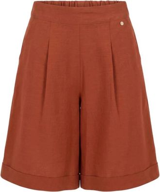 Trussardi Weit geschnittene Bermuda-Shorts - - Shorts - Damen - Braun - S
