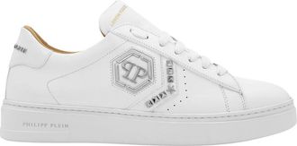 Philipp Plein Baskets Arrow Force Lo-Top - Homme - Chaussures - Blanc - Taille: 47 EU