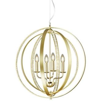 Trio Suspension, Suspension sph&eacute;rique Candela Laiton en Metal
