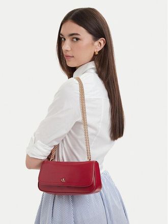 Calvin Klein Handtasche Ck Convertible Chain Small Bag LV04F3172G Rot