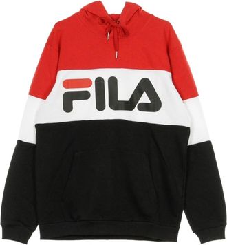 Fila Leichter Hoodie Nacht Blockiert Rot/Schwarz/Wei&szlig; - - Sweatshirts & Hoodies - Herren - Mehrfarbig - XS