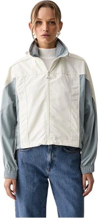 Patrizia Pepe Veste utilitaire bicolore - Femme - Vestes - Blanc - Taille: 38 FR