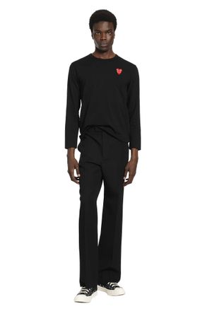Comme Des Gar&ccedil;ons Heart Long Sleeve T-Shirt