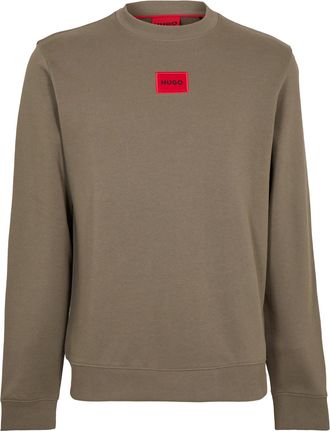 HUGO BOSS Hugo - Diragol Sweatshirt f&uuml;r Herren, Rundhalsausschnitt (Mittelgrau)
